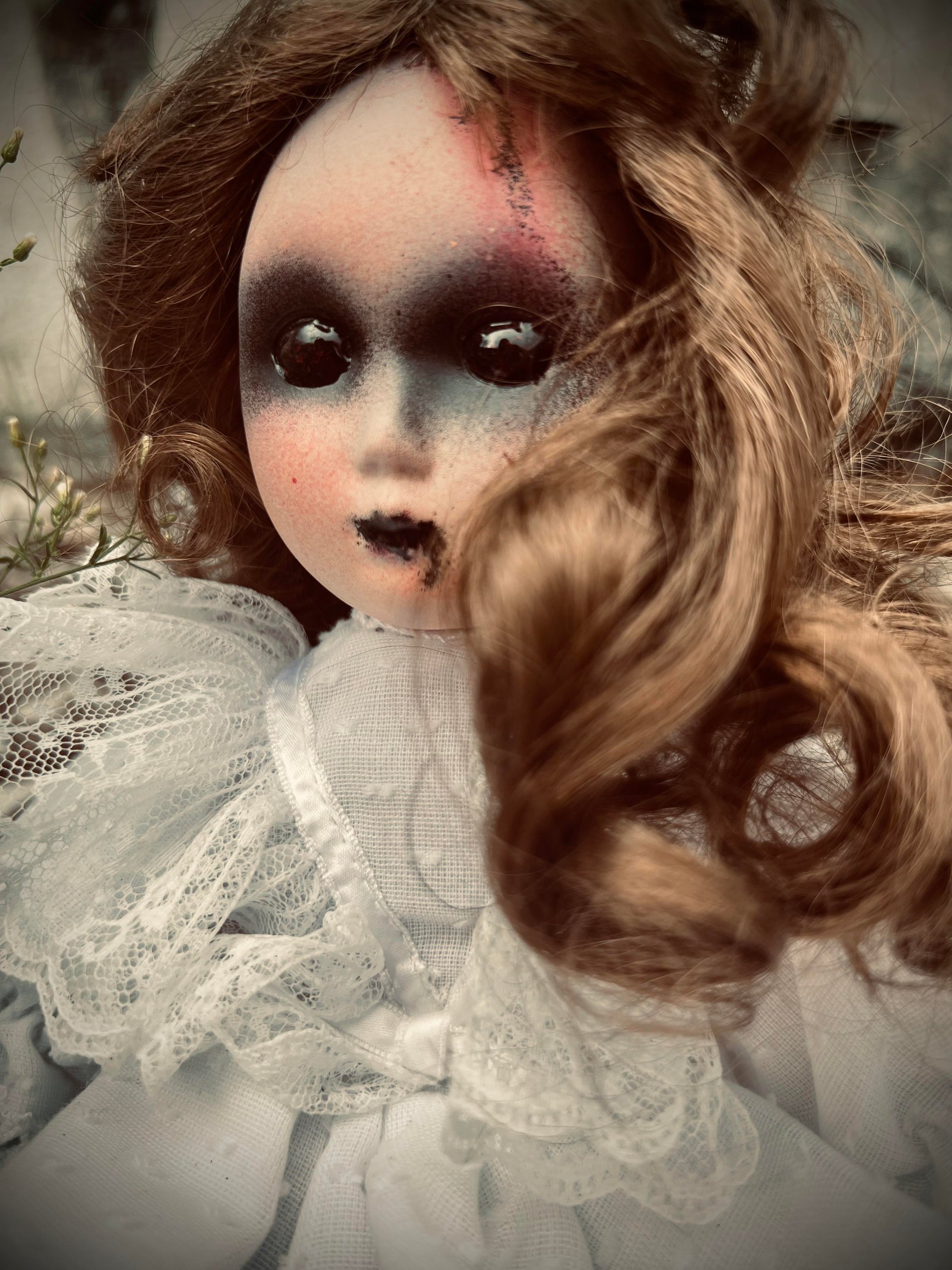 Meet Natalie 13" VTG Porcelain Haunted Ghostly Spirt Infected Zombie D ...